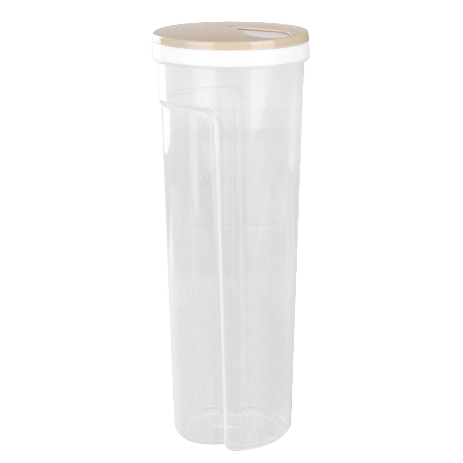 Clear Plastic Tall Food Storage, Tall Pasta Jar organizer with Lid ...