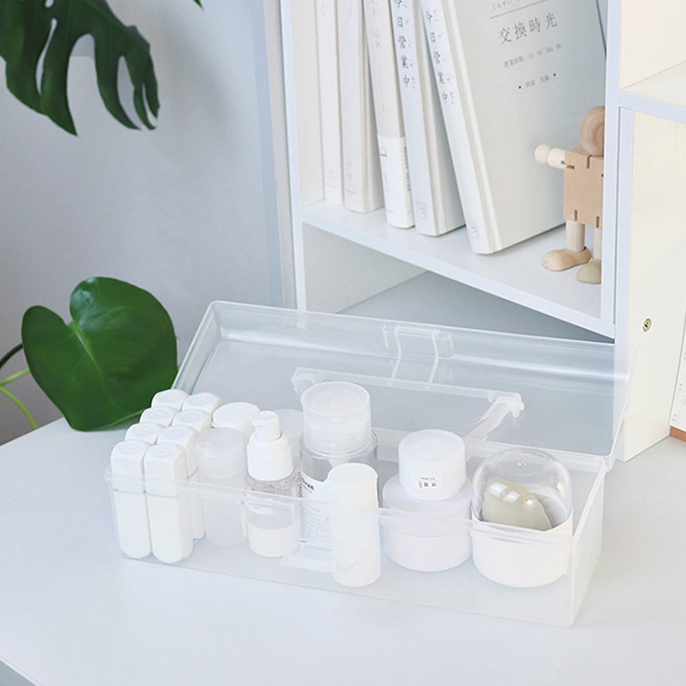 Clear Plastic Trading Card Storage Box Stackable Boxes for Sports Cards ...