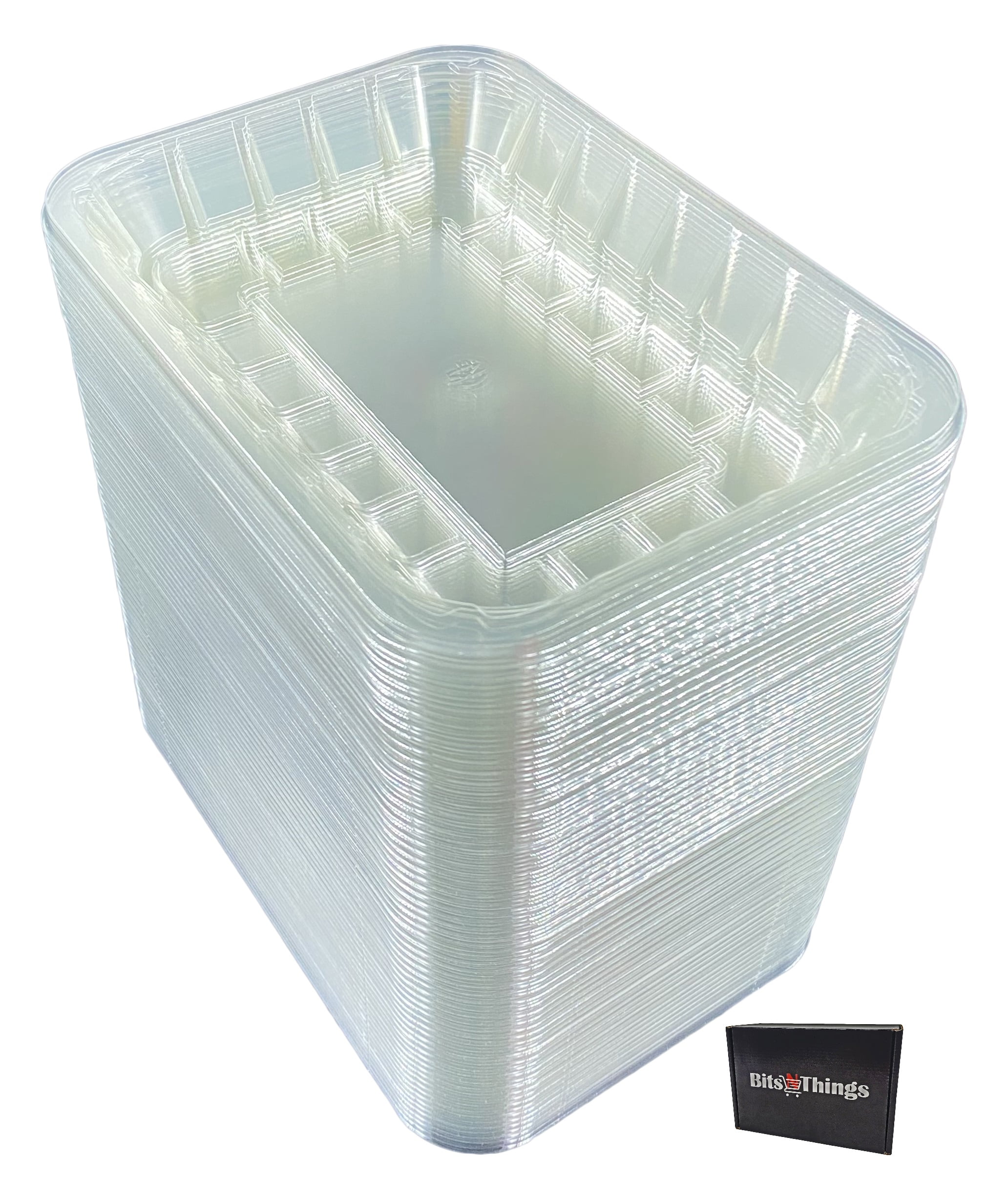 Clear Plastic Tray | 6 x 8-3/8 x 1-1/8 | Display Fresh Meats ...