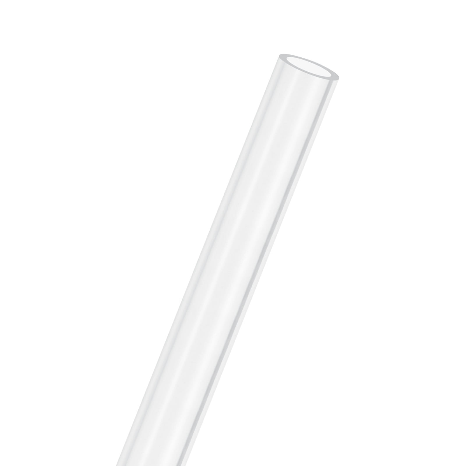 Clear Plastic Tube, 13mm[0.51"] ID x 16mm[0.63"] OD High Impact Rigid ...