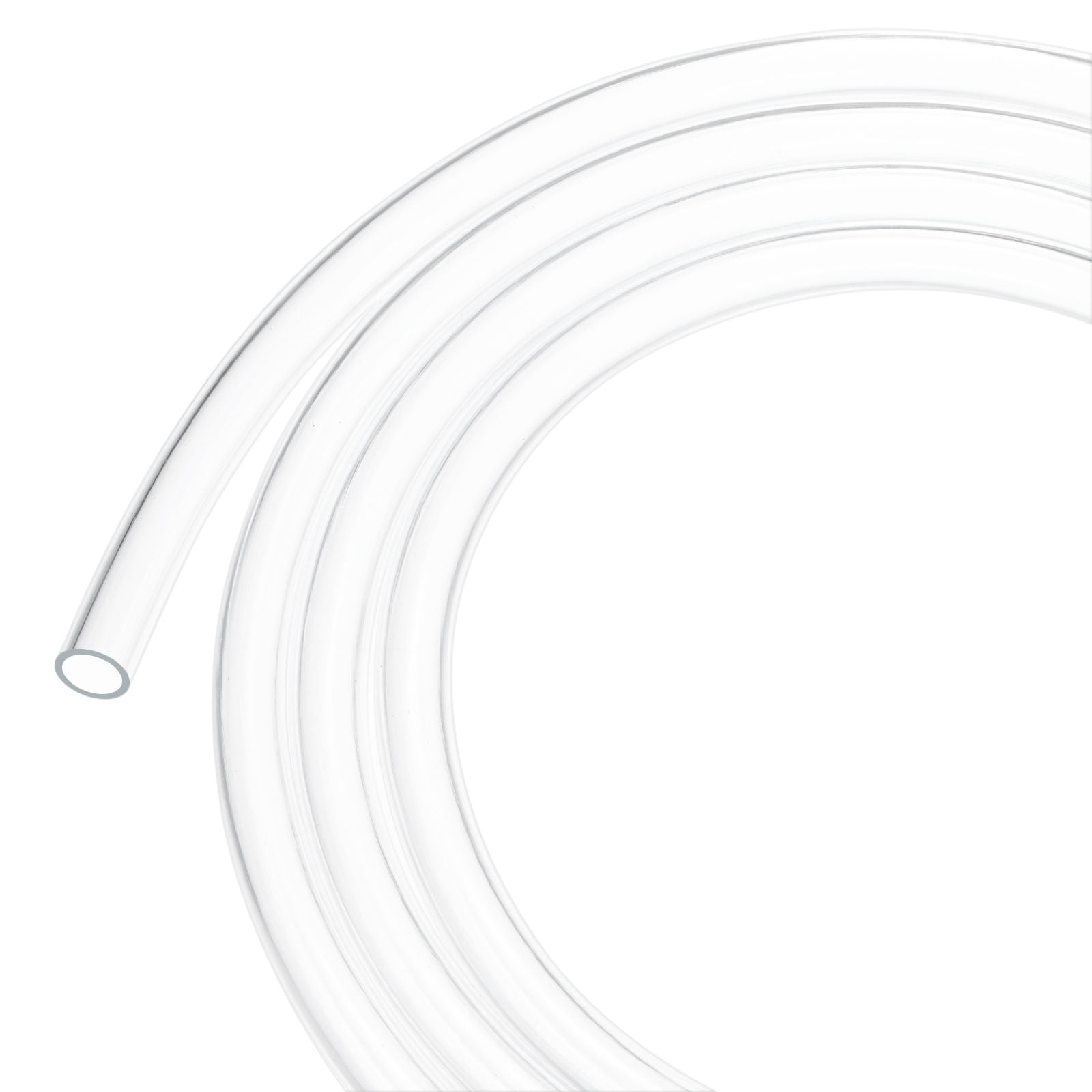 Clear Plastic Tubing, 0.39Inch(10mm) ID 0.51Inch(13.0mm) OD, 26ft(8m ...