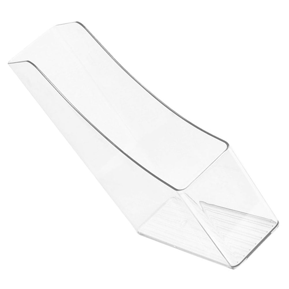 Clear Plastic Vertical File Holder Magazine Organizer Acrylic Document ...