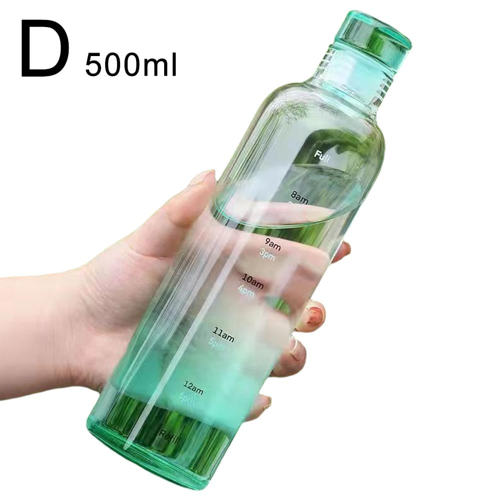 Clear Plastic Water Bottle, 500ml/700ml Capacity New D0 - Walmart.com