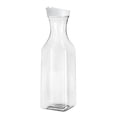 Clear Plastic Water Pitcher with Flip Lid, Shatterproof Juice Carafe ...