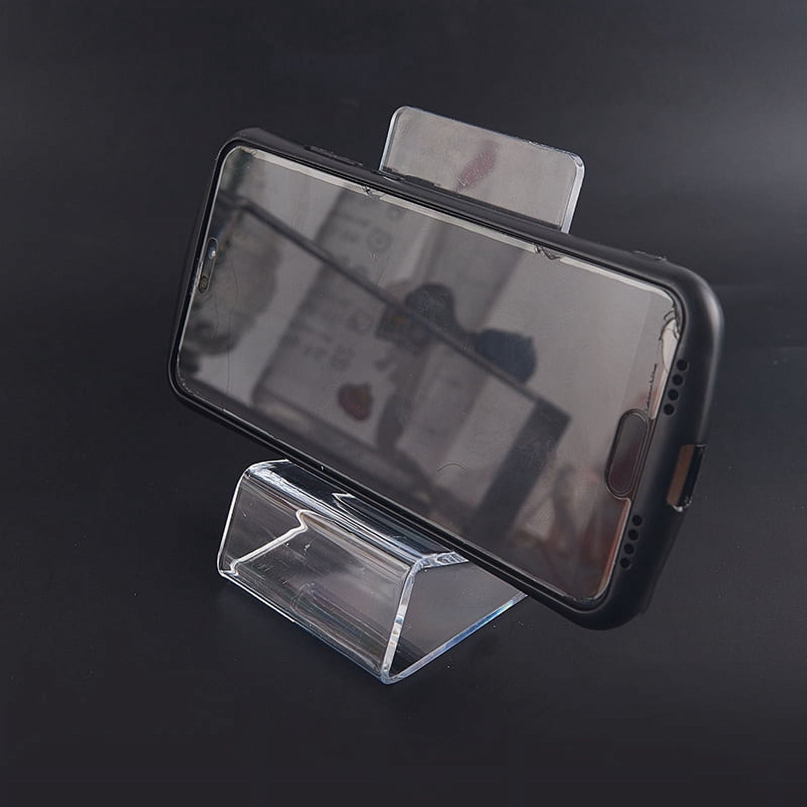 Clear Plastic transparent Stand Shelf Window Counter Display Showcase ...
