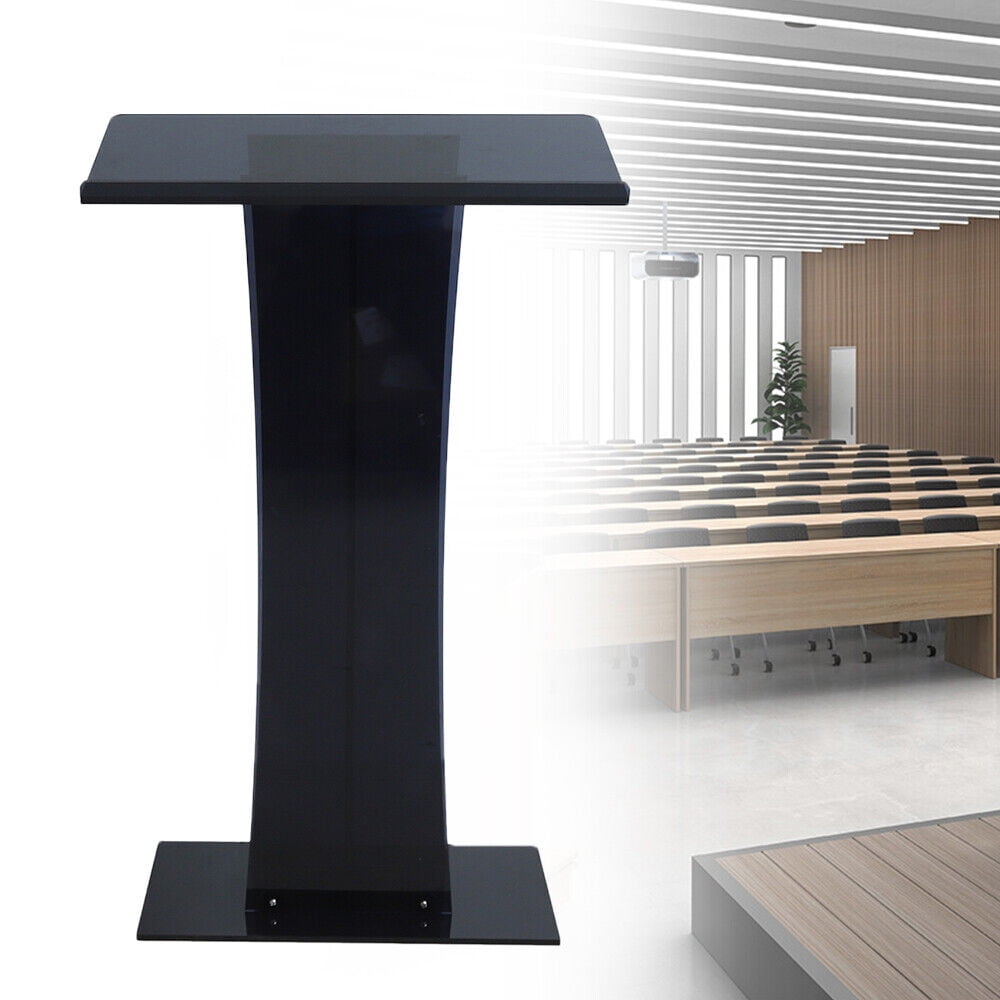 Clear Podium Lecterns Podiums Stand, Acrylic Podium Plexiglass Church ...
