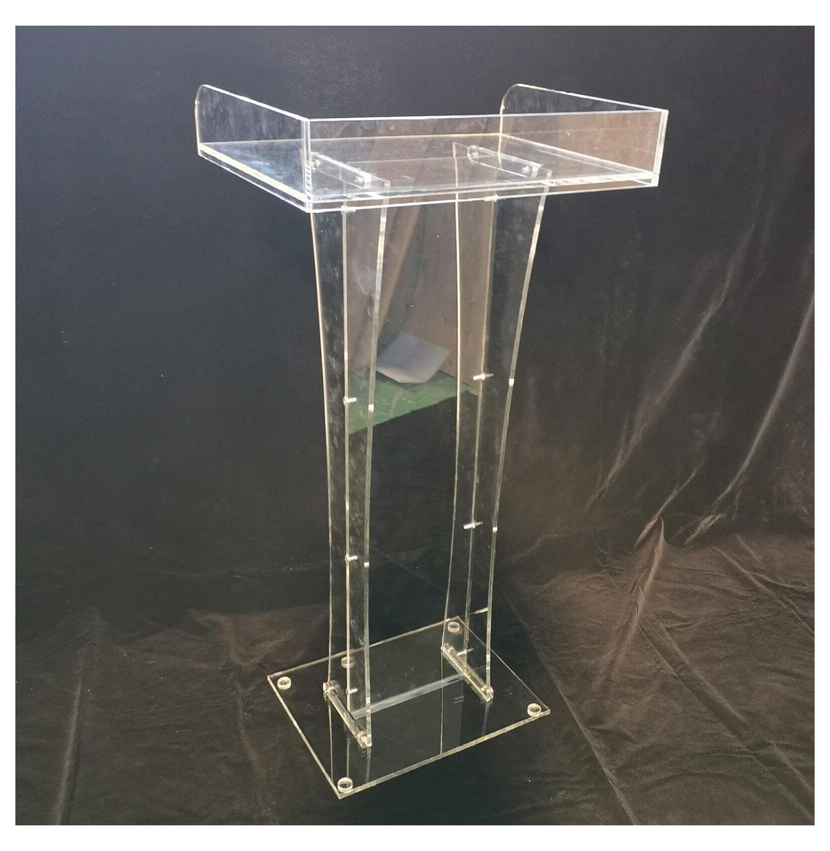Clear Podium Stand, Acrylic Podium Pulpits for Churches Professional ...