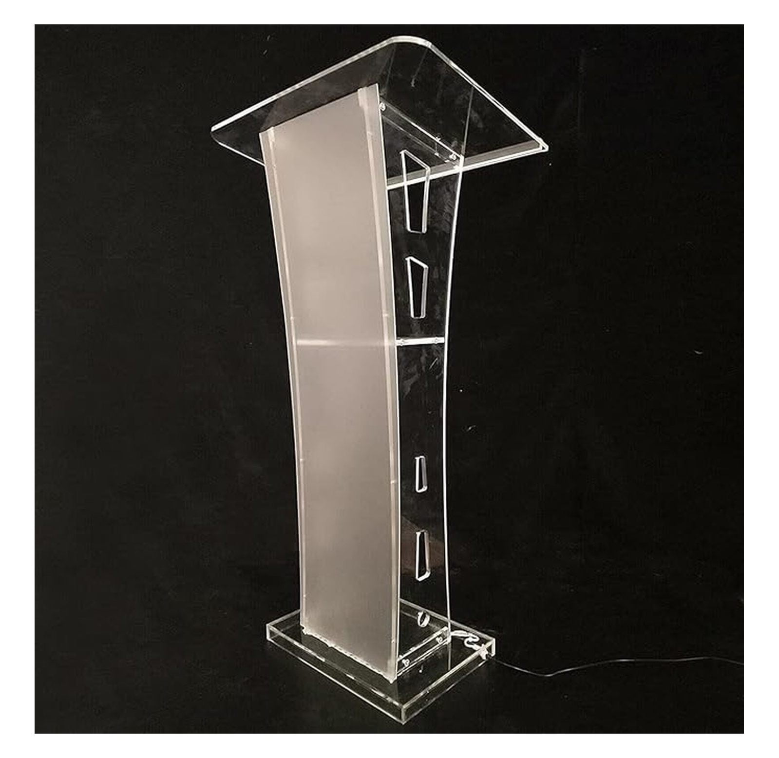 Clear Podium Stand Acrylic Pulpits for Churches Professional Portable ...