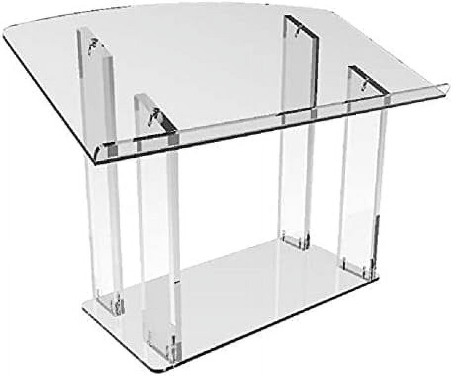 Clear Podium Stand,Tabletop Podium Pulpit Lectern for Churches ...