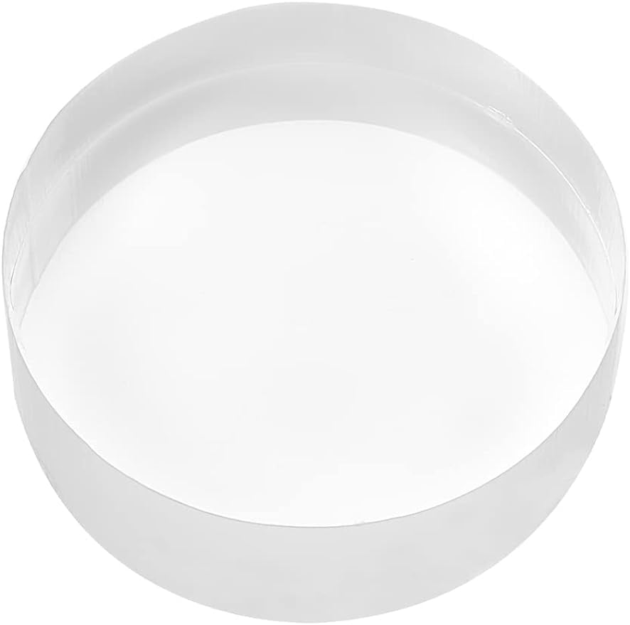 Clear Polished Acrylic Display Block Clear Acrylic Display Base Solid ...