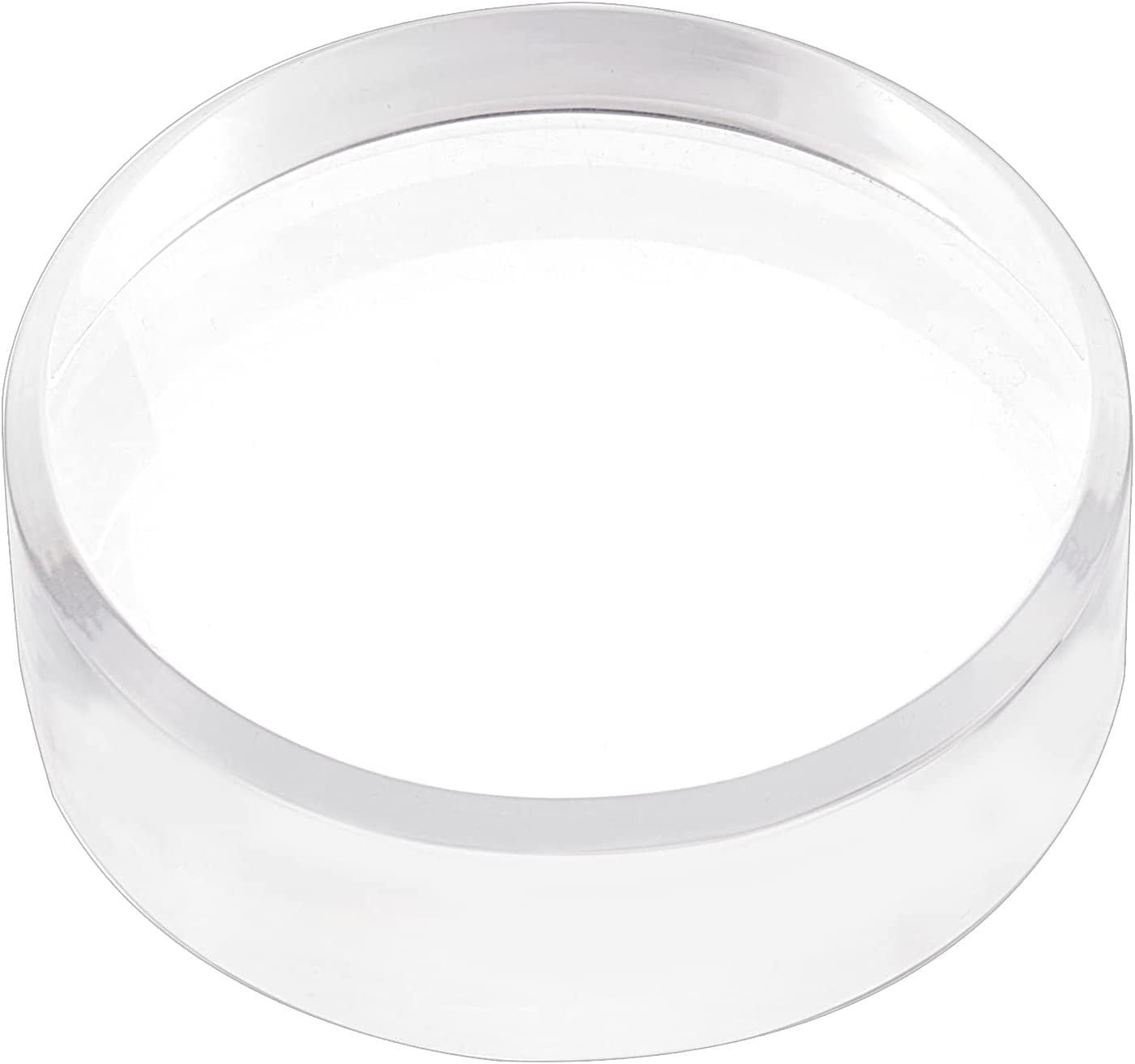 Clear Polished Beveled Round Acrylic Display Bases - Walmart.com