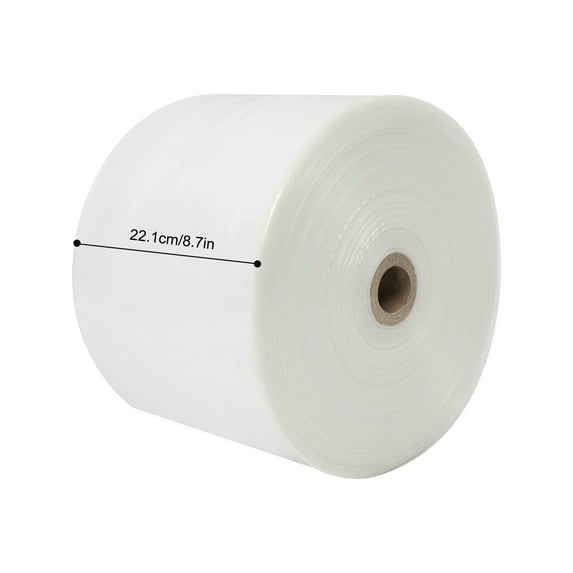 Clear Poly Tubing Roll 880m x 22cm Plastic Roll to Make Impulse Heat ...