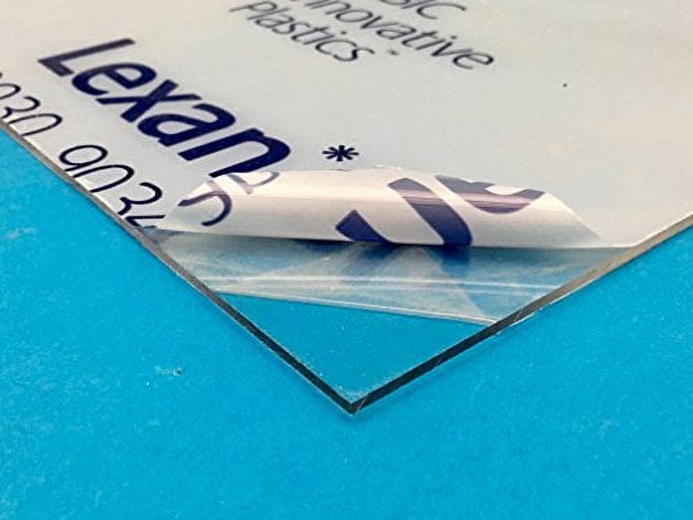 Clear Polycarbonate Lexan Sheet - 1/8" (24" x 36") - Walmart.com