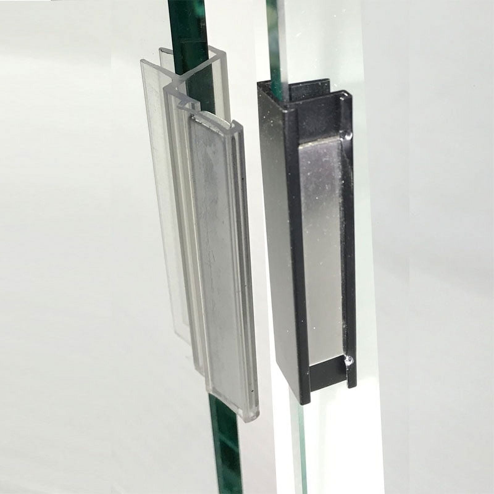 Gordon Glass® Clear Polycarbonate U-Channel with Stainless Steel Strike ...