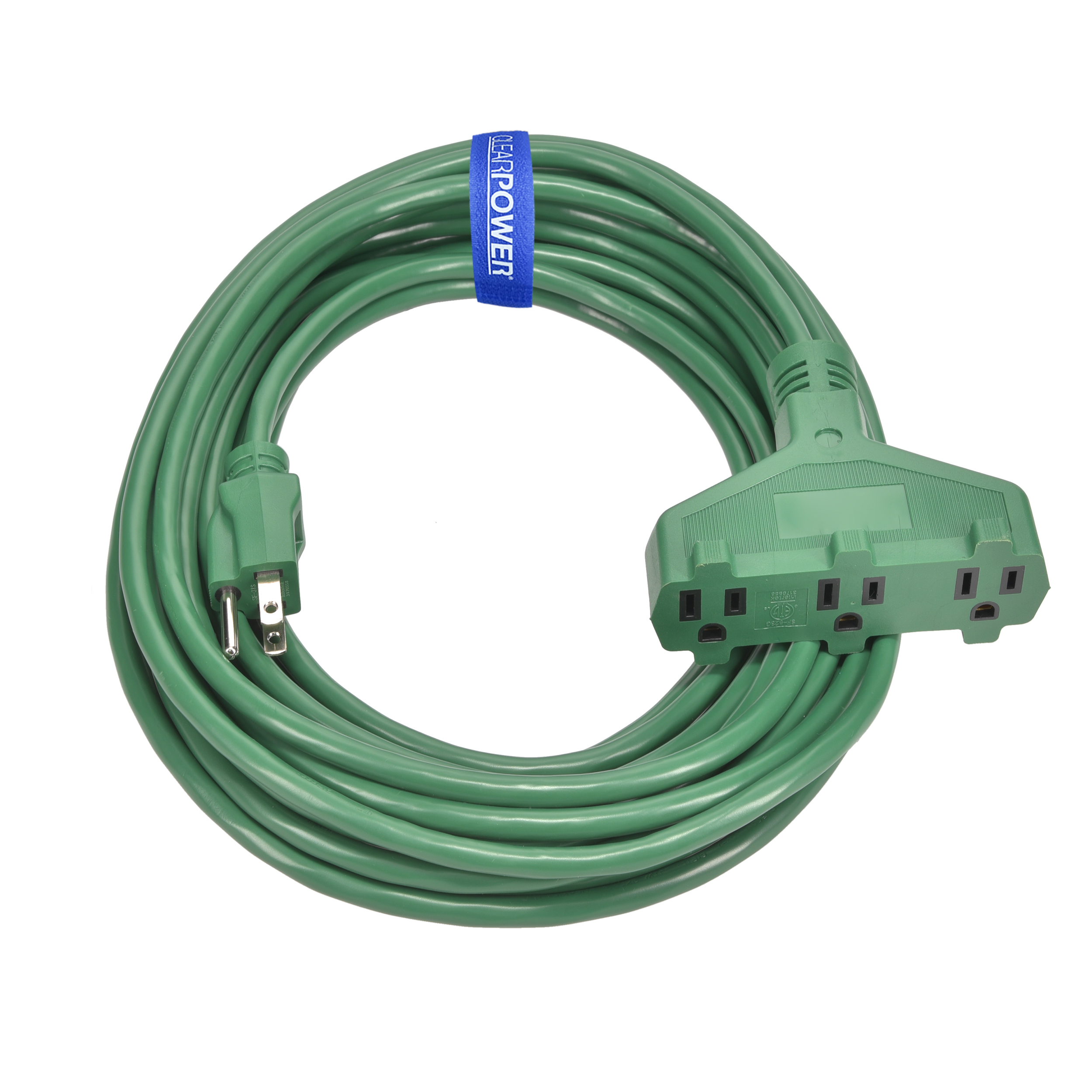 Woods 160001 16/3 20' Green SJTW Yard Master Landscape Extension Cord ...