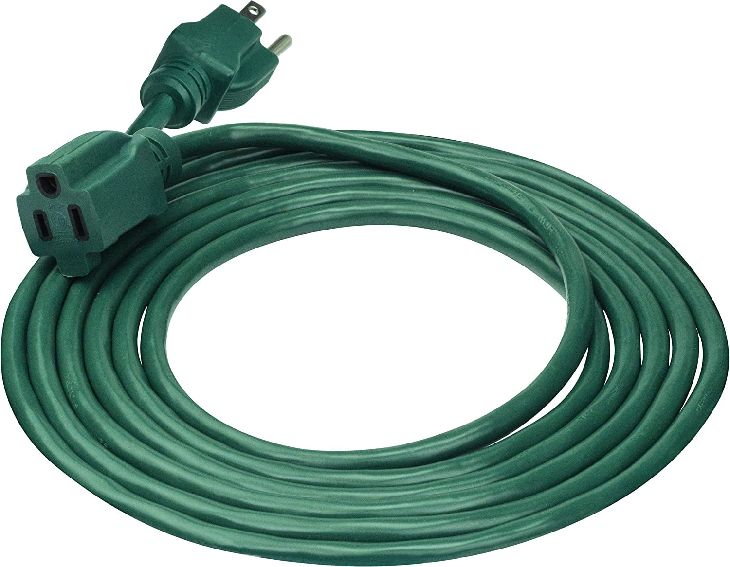 Clear Power CP10196 16 Gauge 9ft Green 1 Outlet Outdoor Extension Cord ...