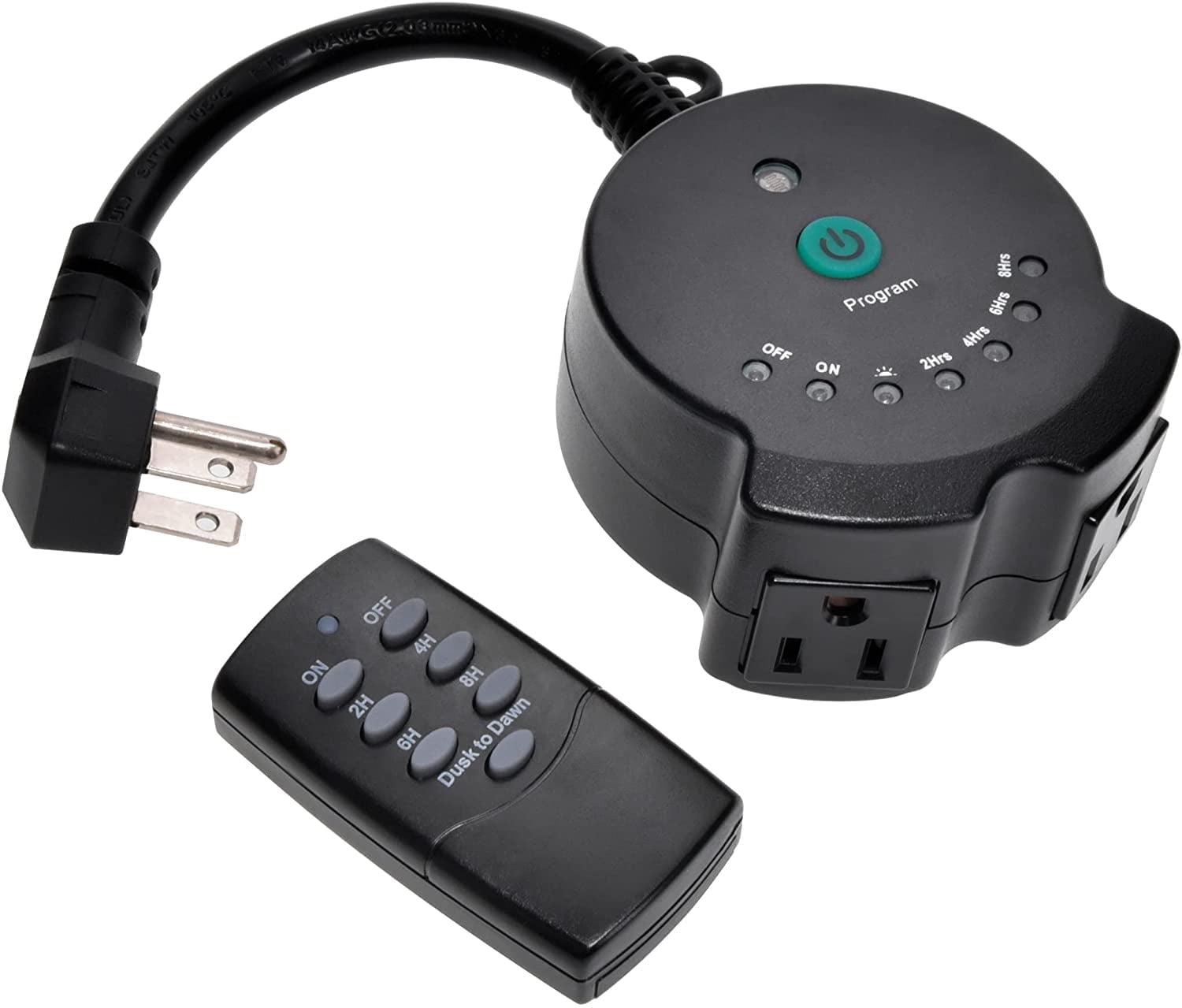 Clear Power Outdoor Lighting Timer, Water Resistant Photoelectric ...