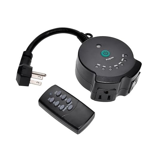 Clear Power Outdoor 24-Hour Lighting Timer, Dusk to Dawn and Countdown ...