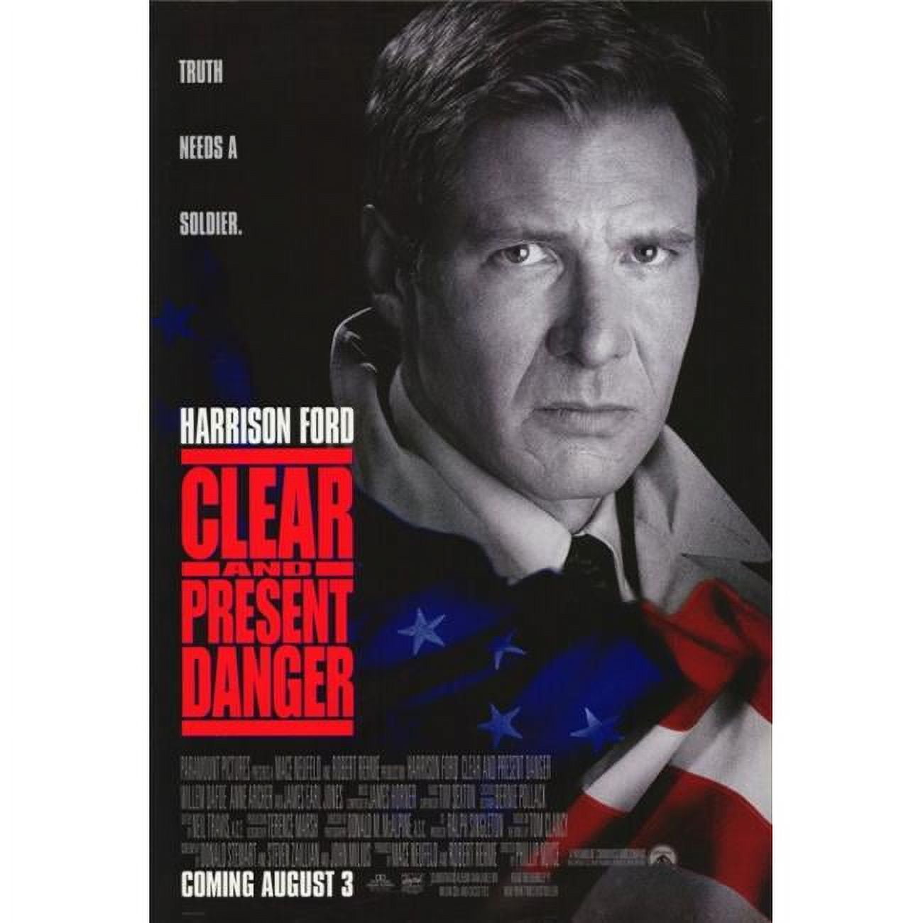 Clear & Present Danger Movie Poster - 27 x 40 in. - Walmart.com