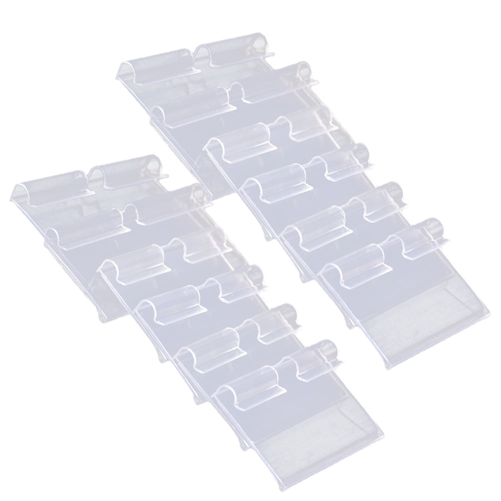 UKCOCO 36Pcs Plastic Price Tags Transparent PVC for Supermarket Shop ...