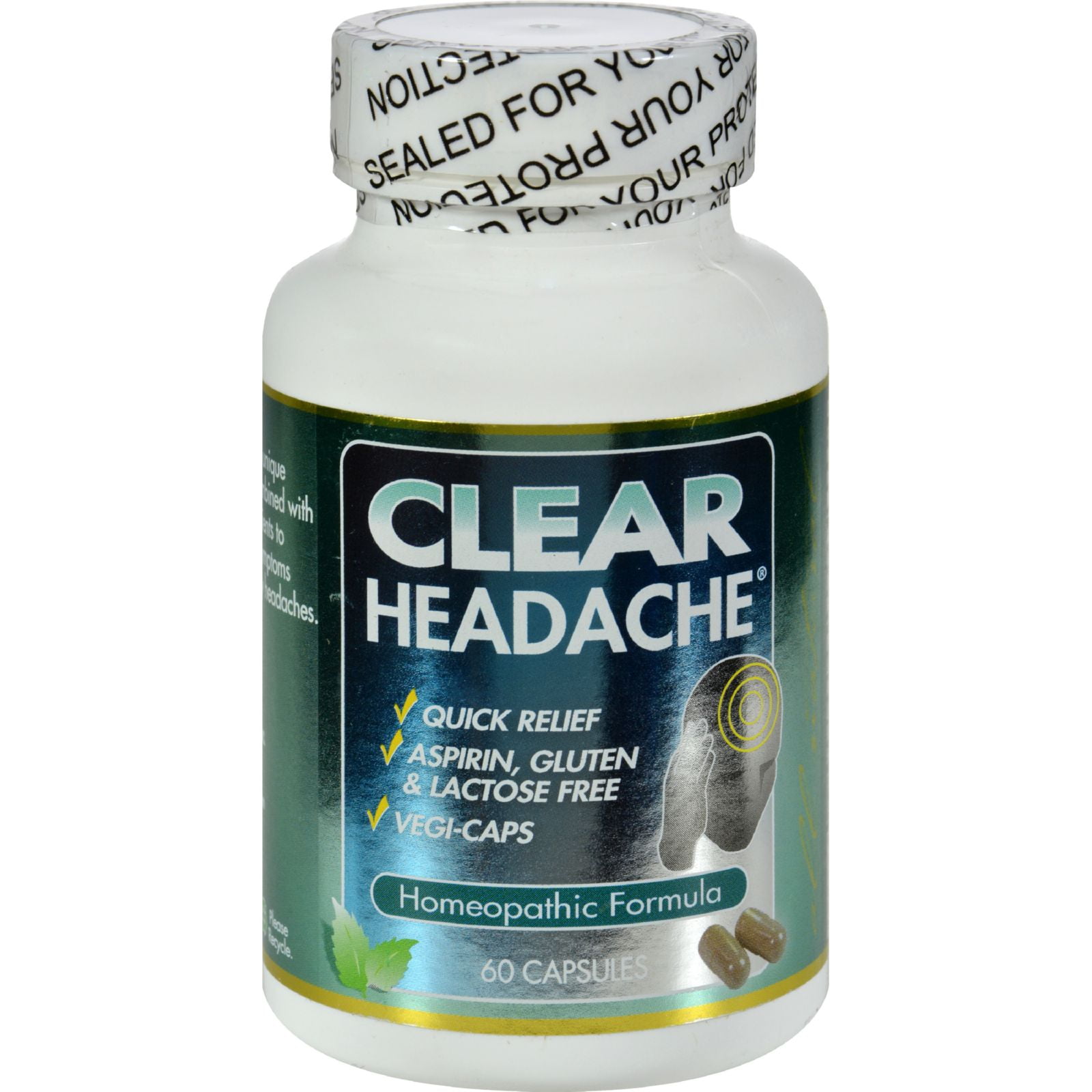 Clear Products Clear Headache - 60 Capsules - Walmart.com