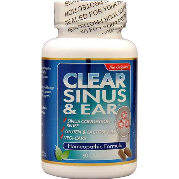 Clear Products Clear Sinus & Ear, 60 Ct - Walmart.com