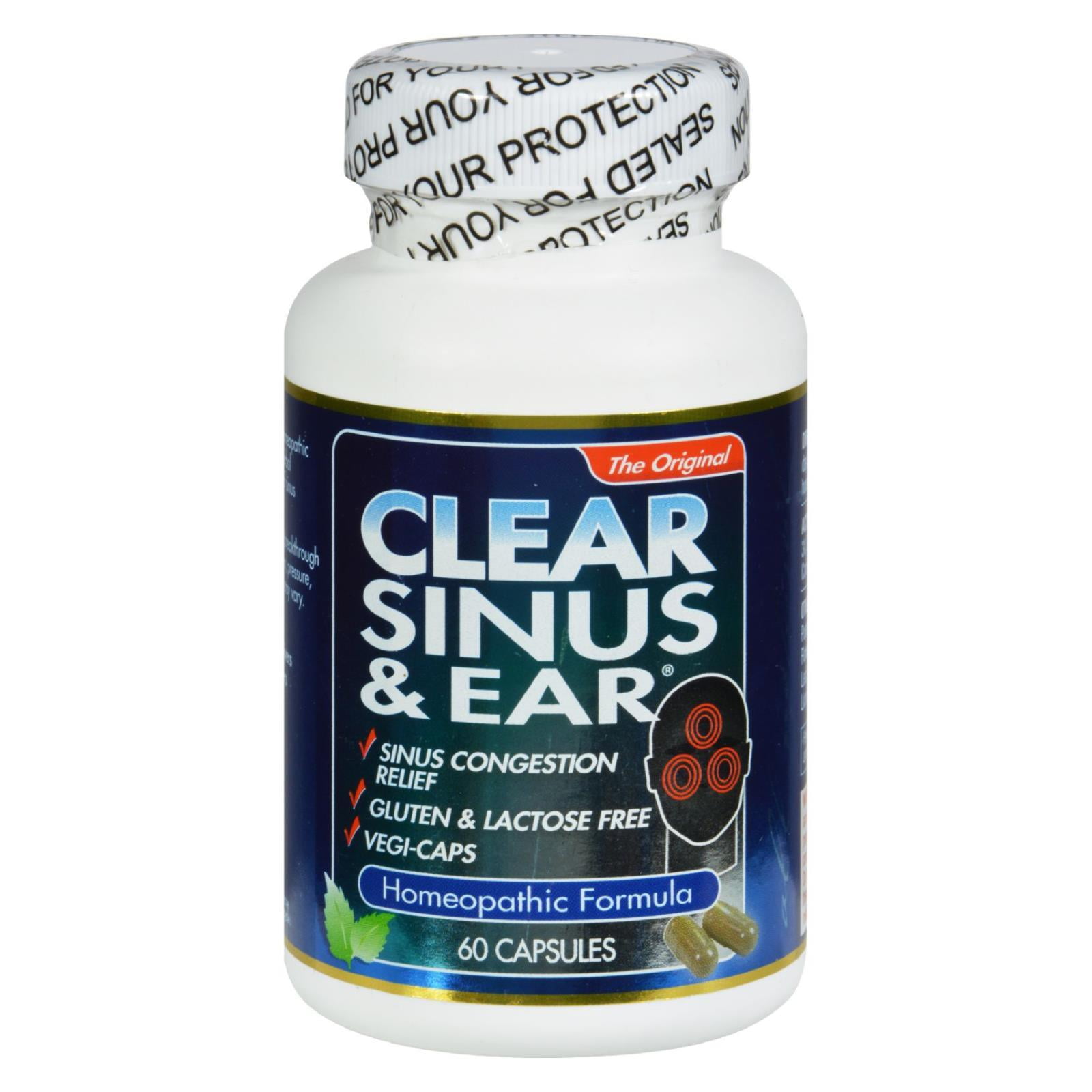 Clear Products Clear Sinus and Ear - 60 Capsules - Walmart.com