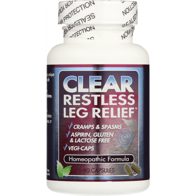 Clear Products Restless Leg Relief Medicine, 60 Veg Caps for Pain ...