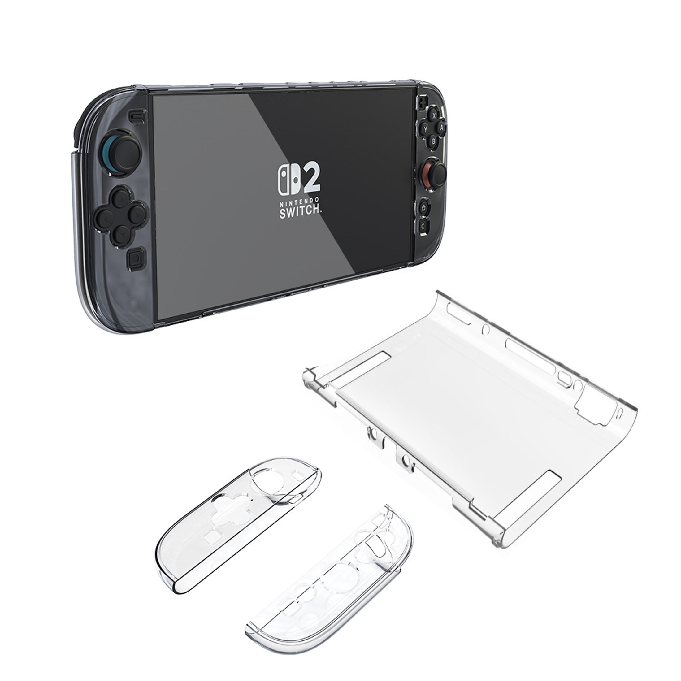 Clear Protective Case for Nintendo Switch 2(2025), Transparent Slim ...