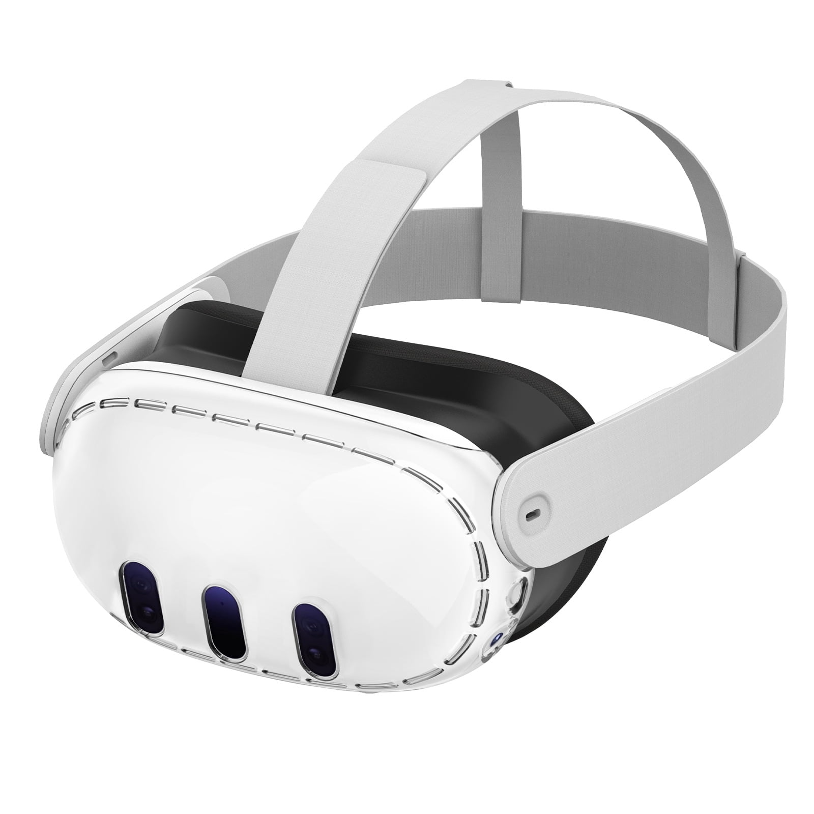 Clear Protective Shell Cover for Meta Quest 3 VR Headset - Walmart.com