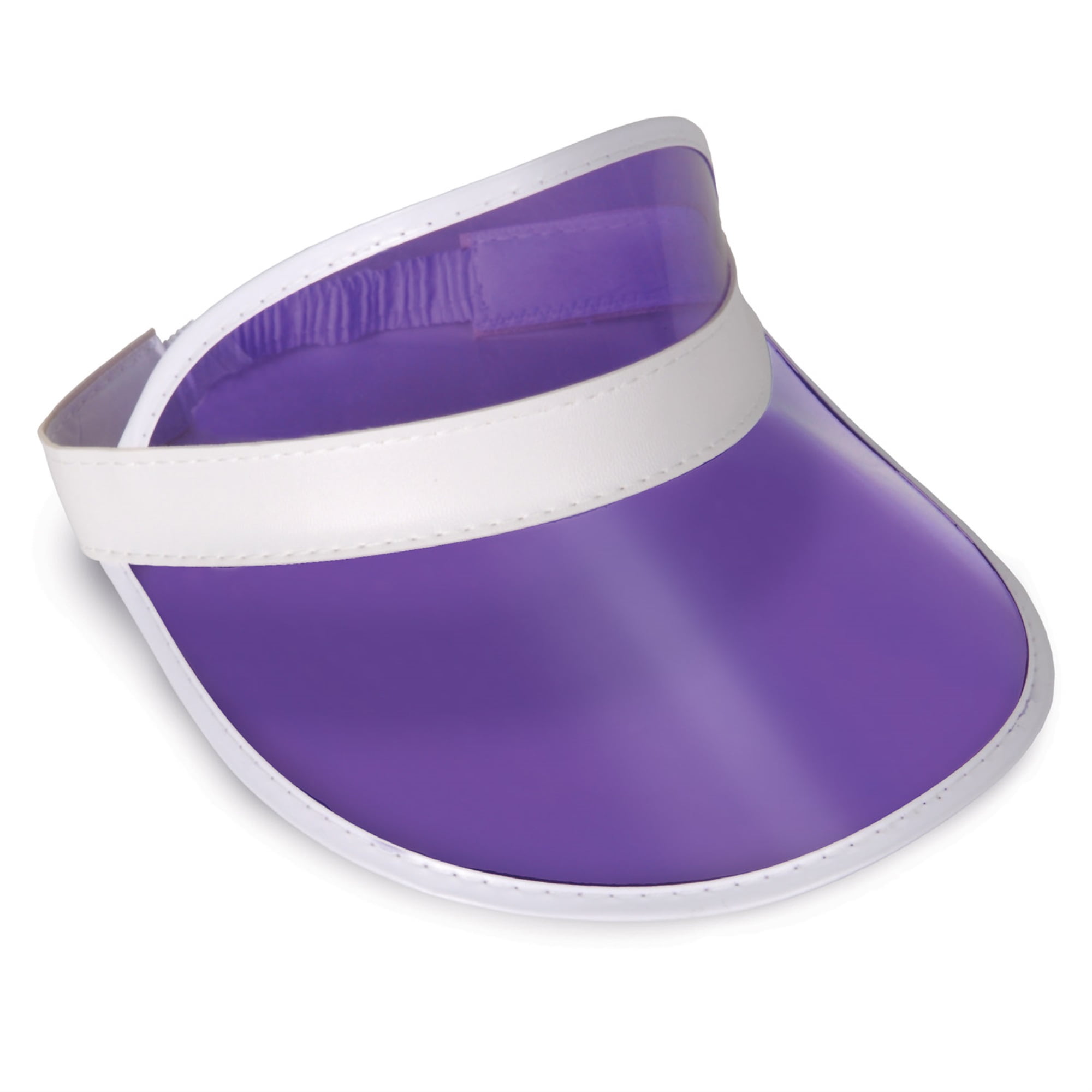 Clear Purple Plastic Dealer's Design Visor - Walmart.com