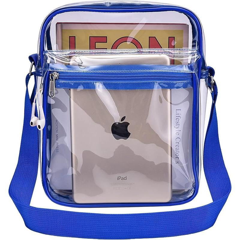 Clear Purse Bag for Stadium Events Clear Messenger Bag for Men and ...