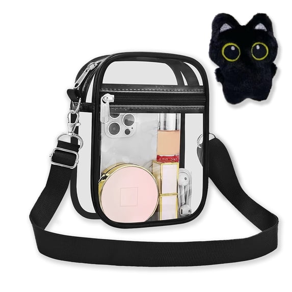 Clear Purse Stadium Transparent Messenger Bag Stadium Approved for Men ...
