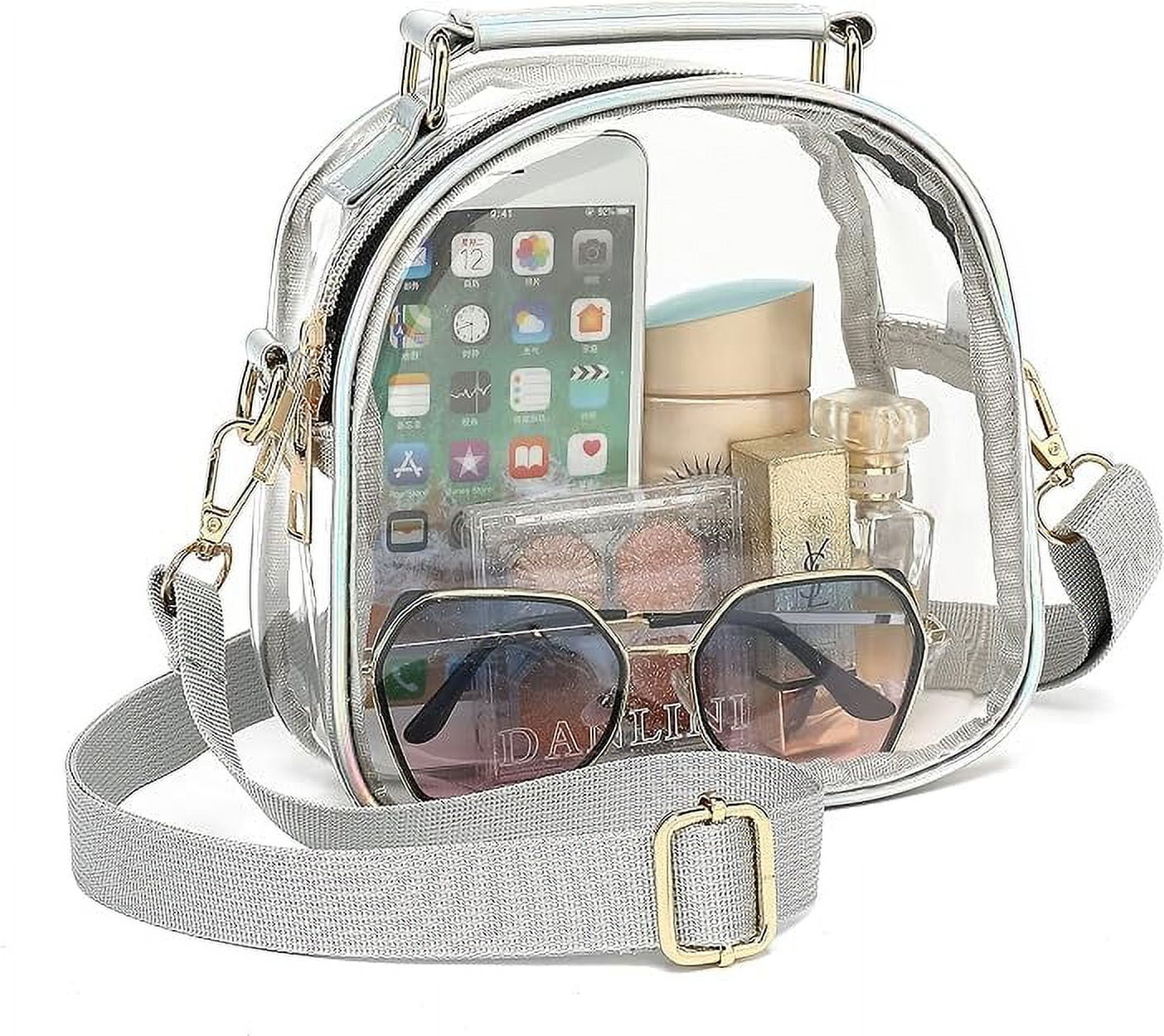 Clear Purses for Women Stadium, Cute Clear Bag Stadium Approved, Clear ...