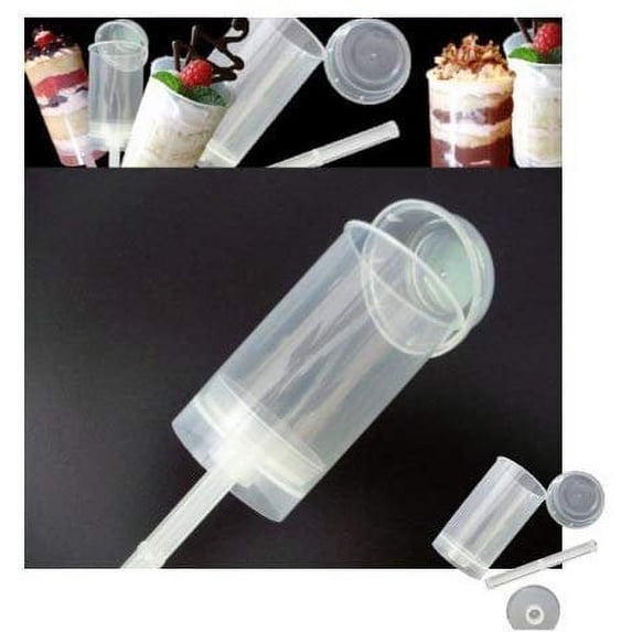 Clear Push-Up Pops Plastic Containers with Lid, Pack of 100 - Walmart.com