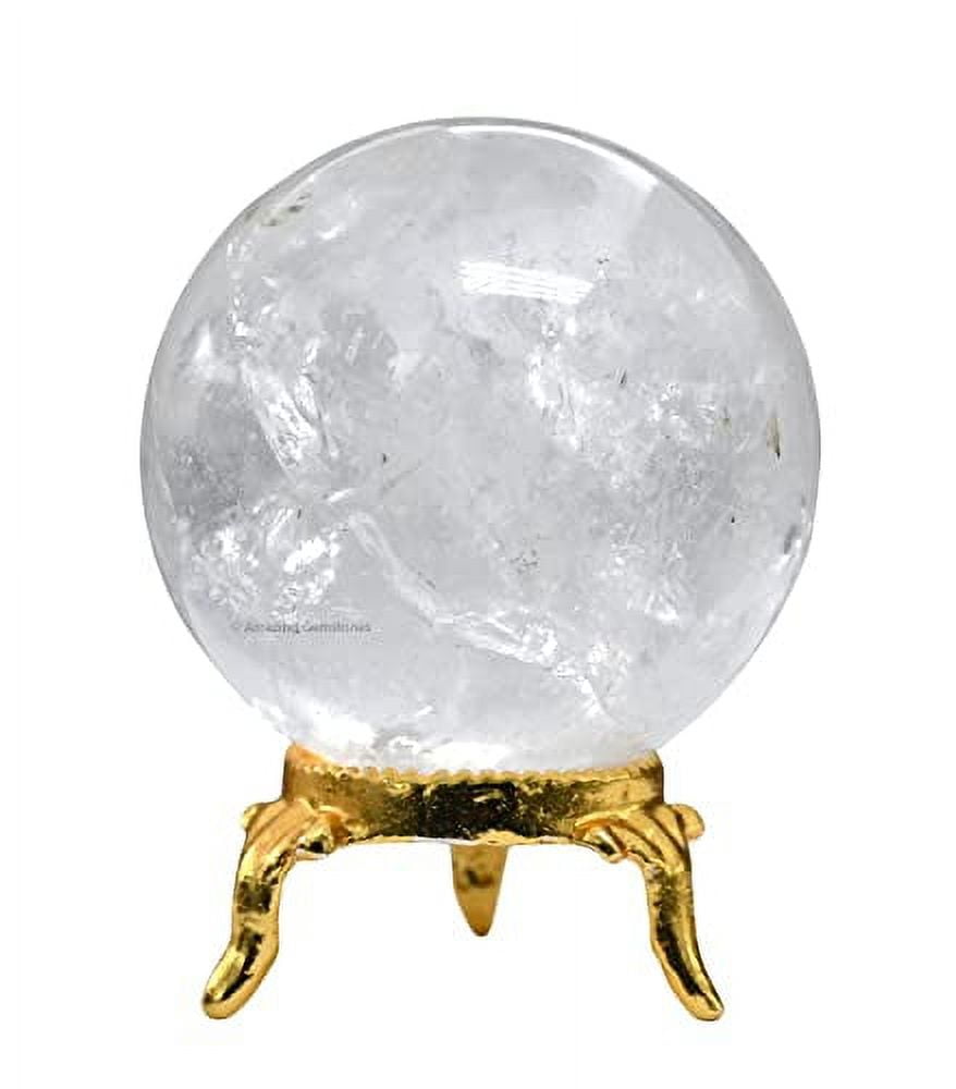 Clear Quartz Crystal Ball Sphere 2" Inches - Walmart.com