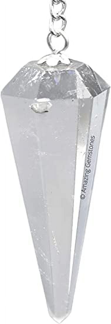 Clear Quartz Crystal Pendulum Divination - Walmart.com