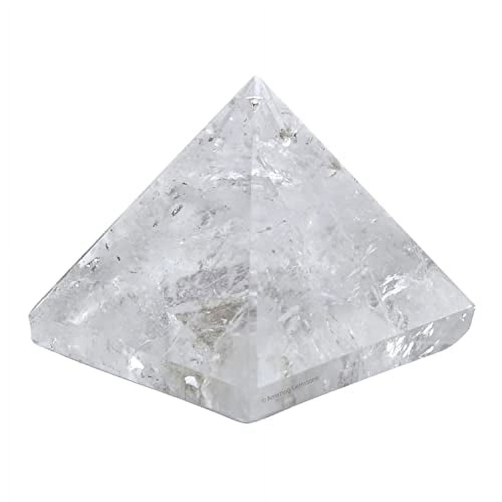 Clear Quartz Crystal Pyramid 2" Inch - Walmart.com