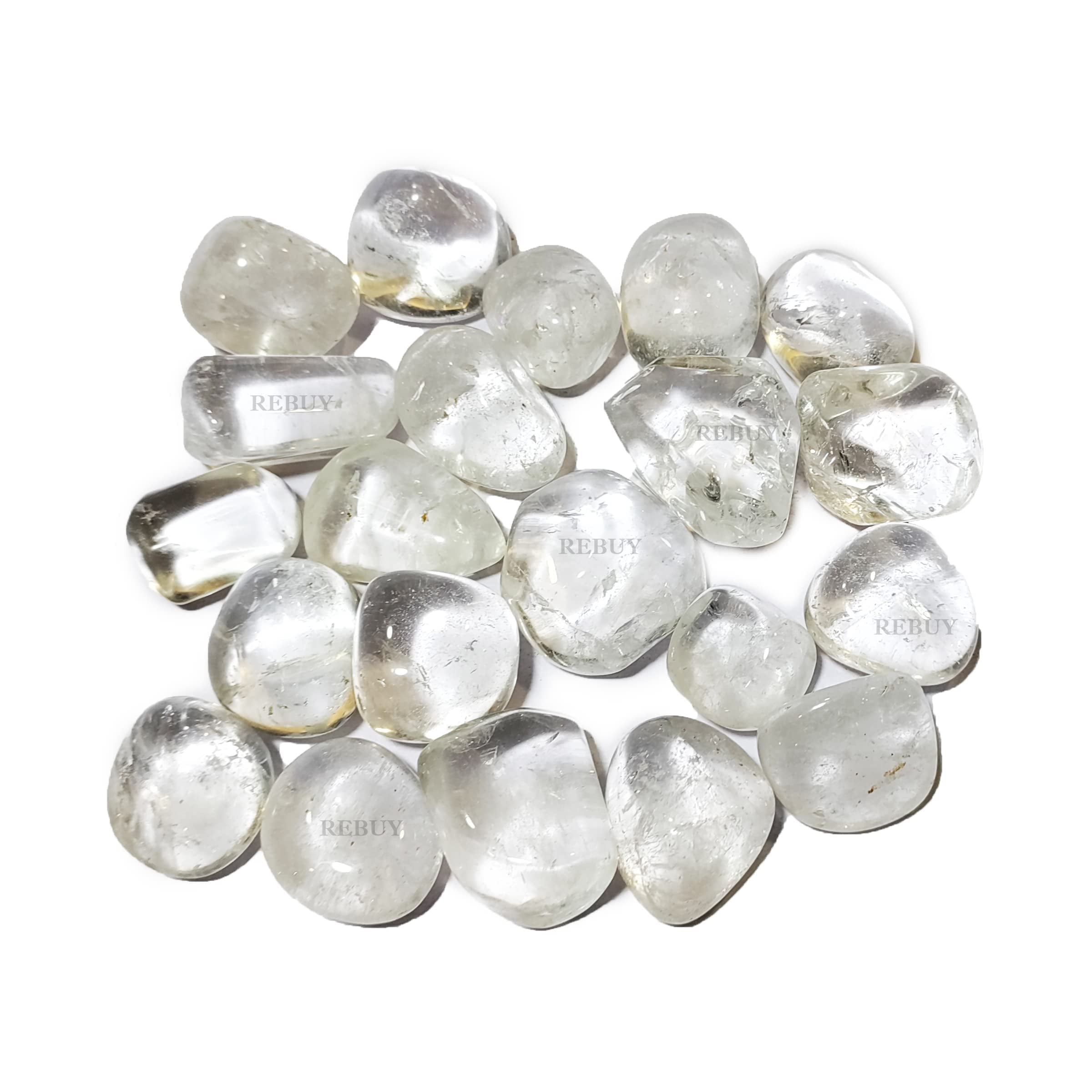 Clear Quartz Stone Tumbles Natural Crystal Healing Stones Reiki Healing ...