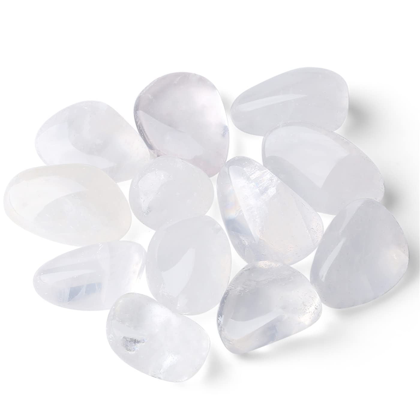 Clear Quartz Tumbled Polished Natural Healing Crystals Stones Bulk Stones Crystal for Energy ...