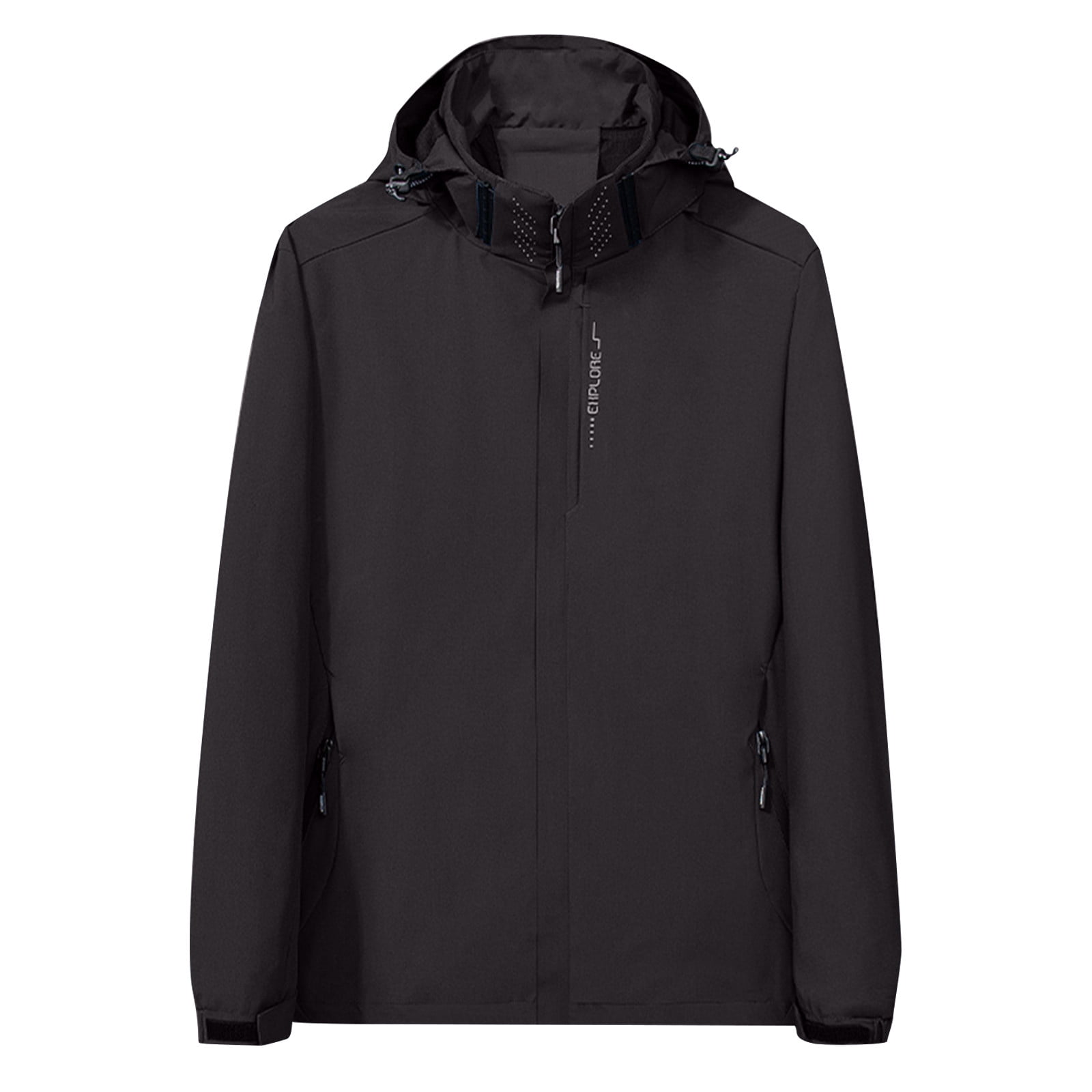 Clear Rain Coat Womens Rain Gear Wind Breaker Packable Puffer Jacket ...