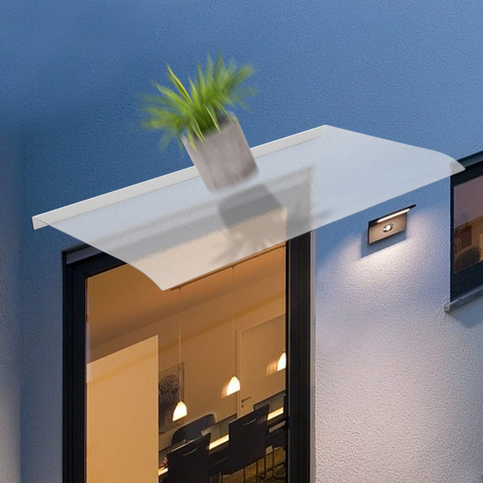 Clear Rain Shelter, Window Awning Door Canopy Awning For Residential Or ...