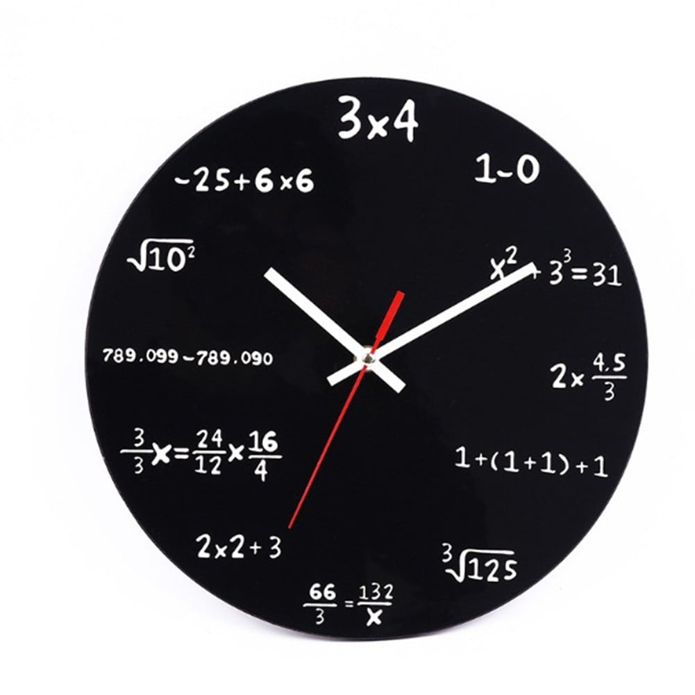 Clear Readable Wall Clock Educational Wall Clock 30cm 12inches ...