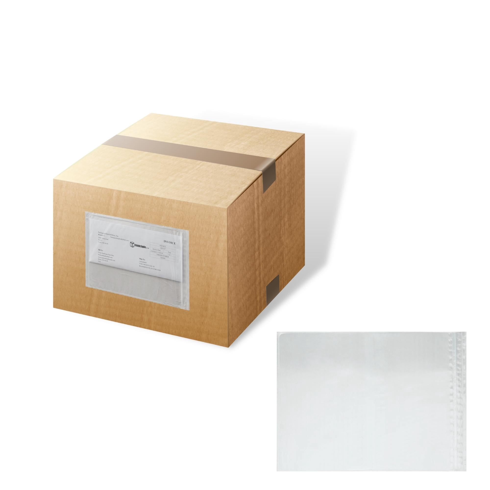 Clear Reclosable Packing List Envelopes Lock n Press Pouches Choose ...