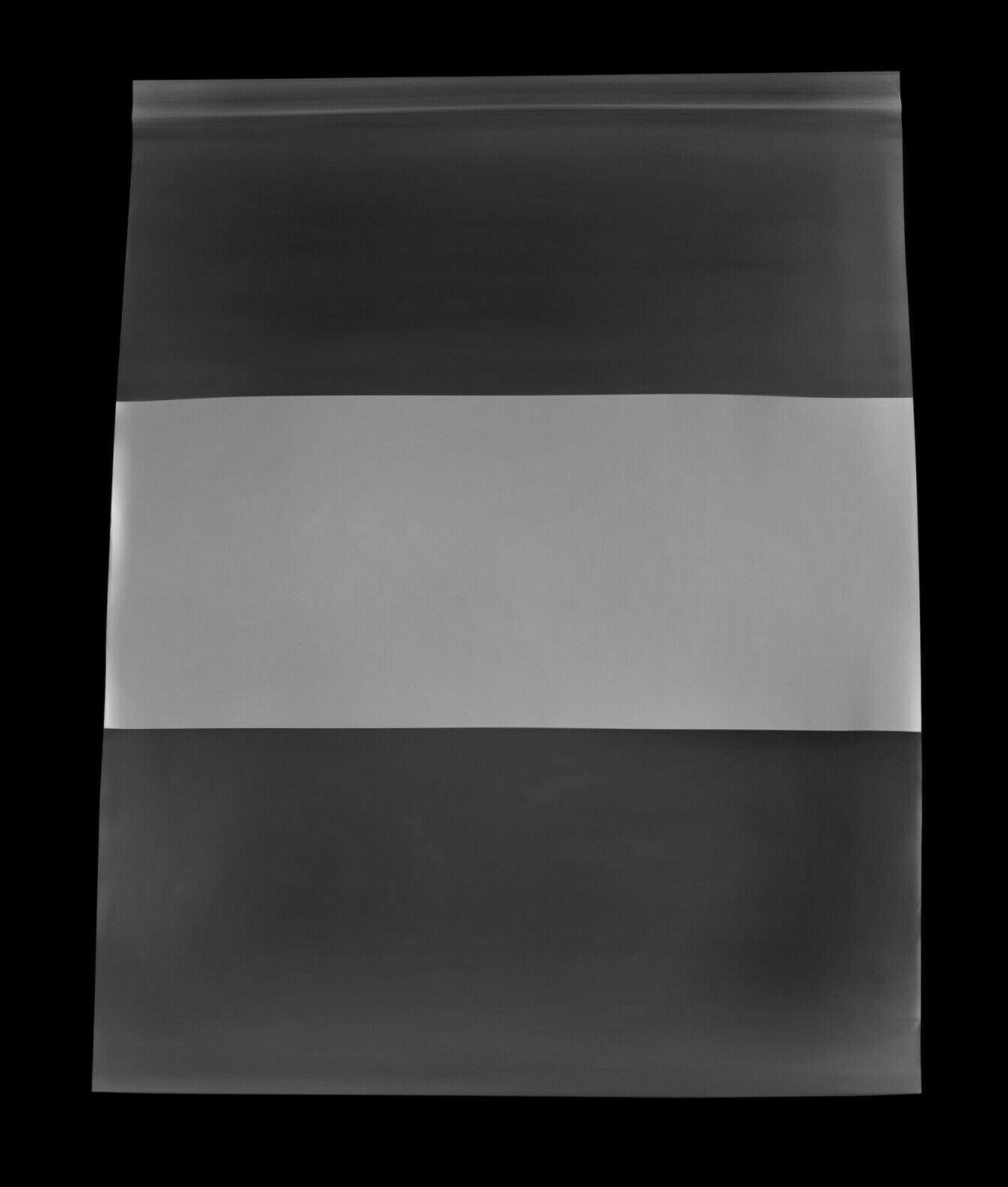 Clear Reclosable Poly Bags with White Block 13" x 18" 2 Mil Top Seal ...