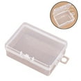 Clear Rectangle Plastic Storage Box for Small Items, Crafts, and ...