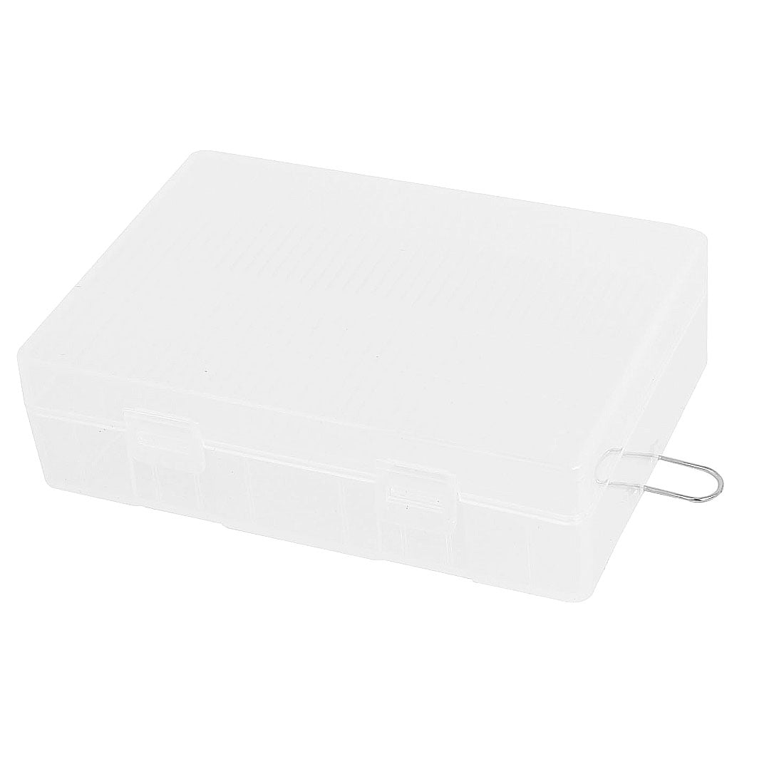 Clear Rectangle Storage Box Case Container for 4 x 26650 Batteries ...