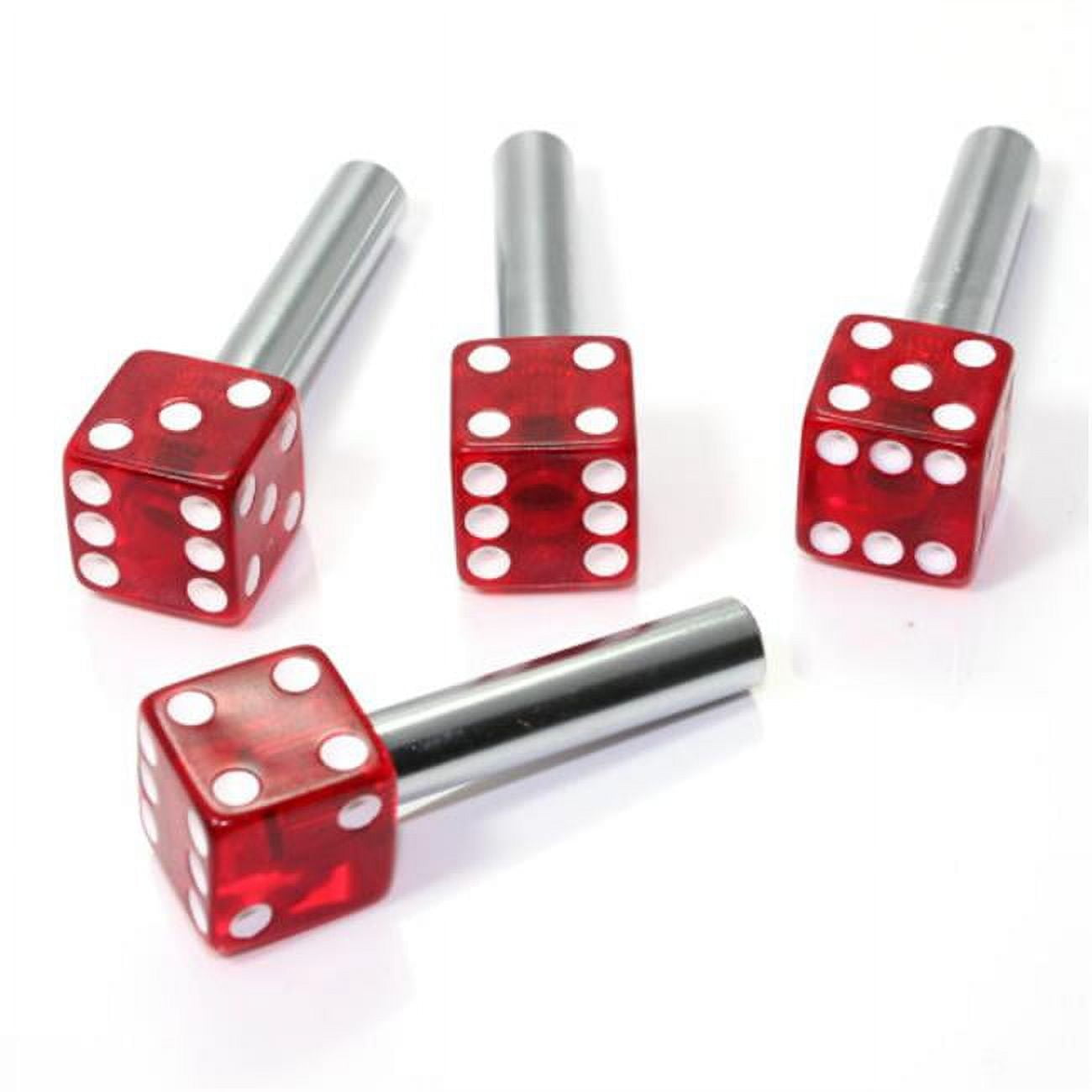 Clear Red Dice Interior Door Lock Knobs - Set Of 4 - Walmart.com