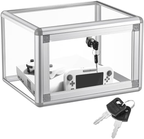 Clear Refrigerator Box with Lock 15 Liter Reinforcement Box 12 x 10 x 8 ...