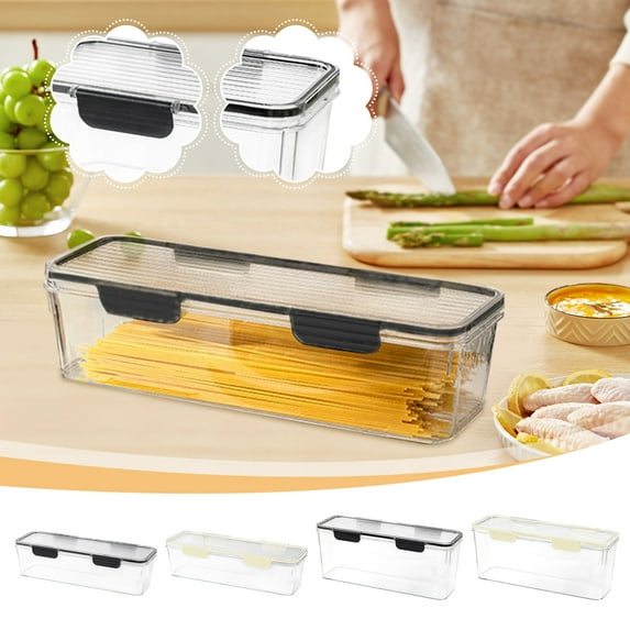 Clear Refrigerator Storage Box Set Food Grade Airtight Containers Keep ...